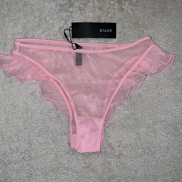 Blush | Intimates & Sleepwear | Rare Blush Lingerie Flutter High Leg ...